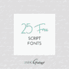 25 Free Script Fonts — Studio Guerassio — Branding Consultant